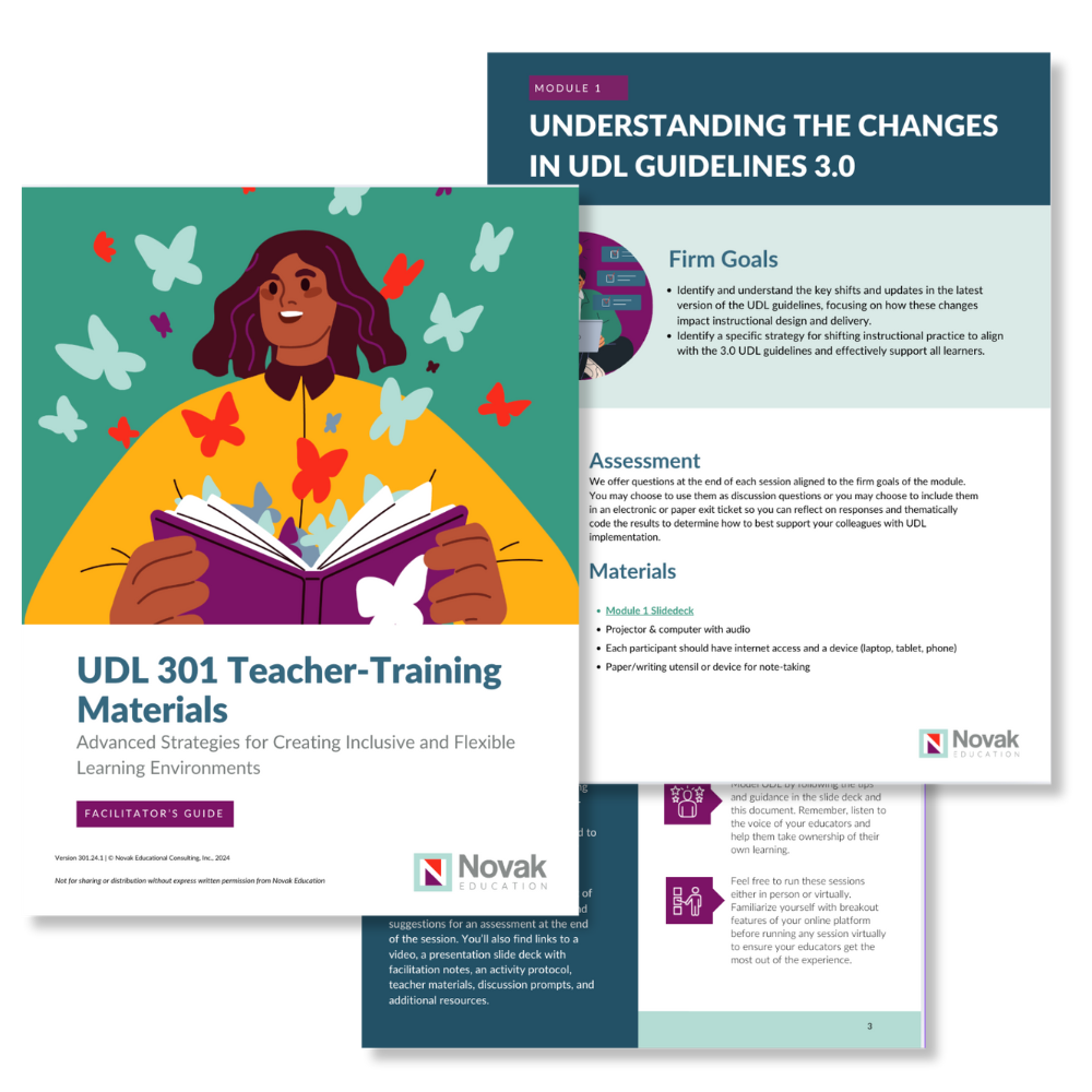 UDL Training Materials: Successfully Implement UDL in Your District